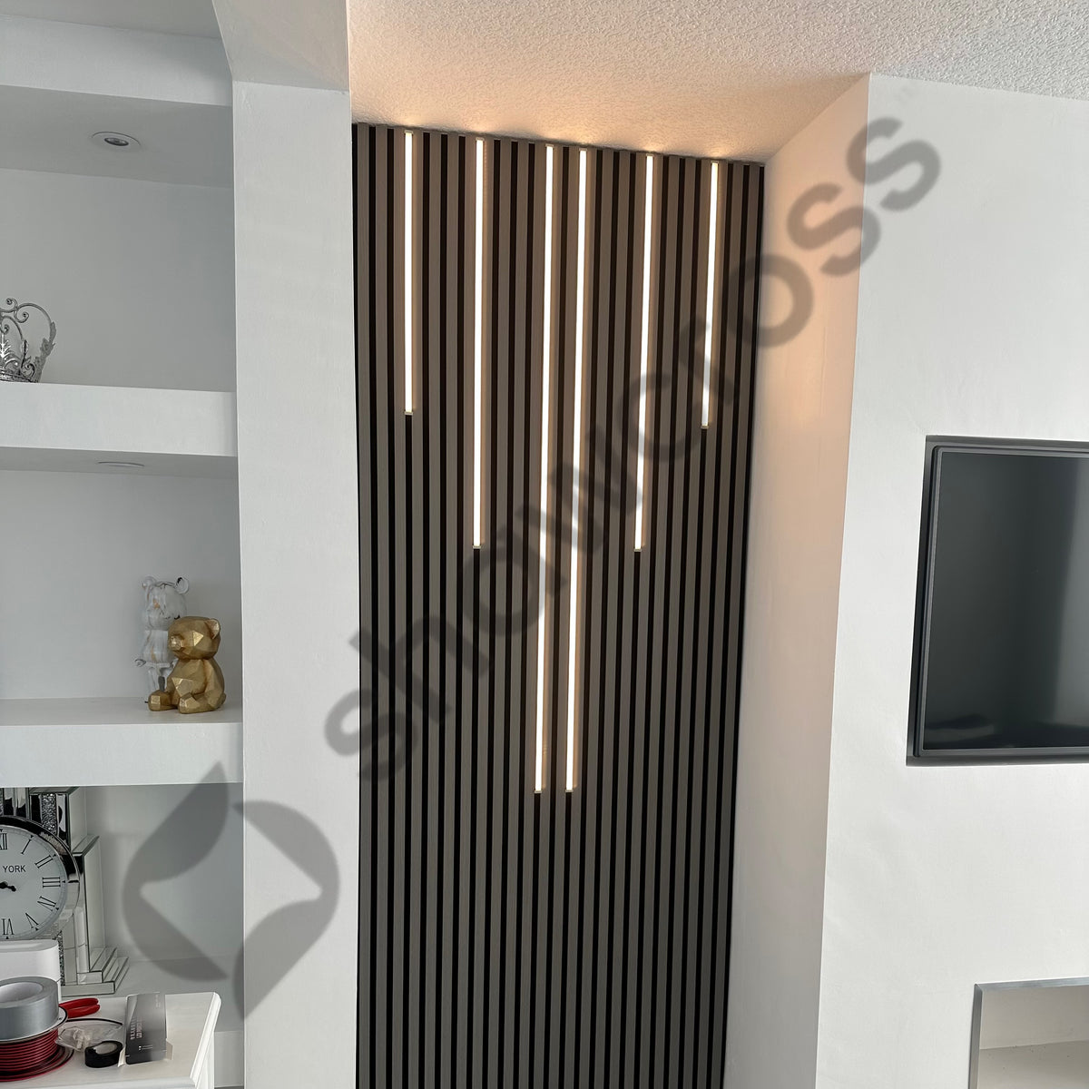 Envy™️ 6 Strip Acoustic panel L.E.D lights