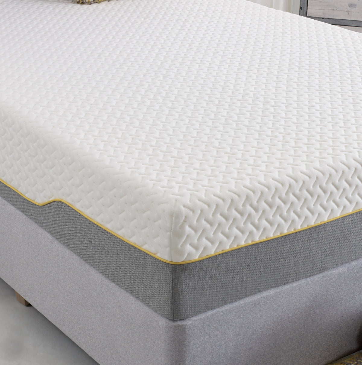 Memory foam back care Platinum + Hybrid pure memory mattress yellow tr