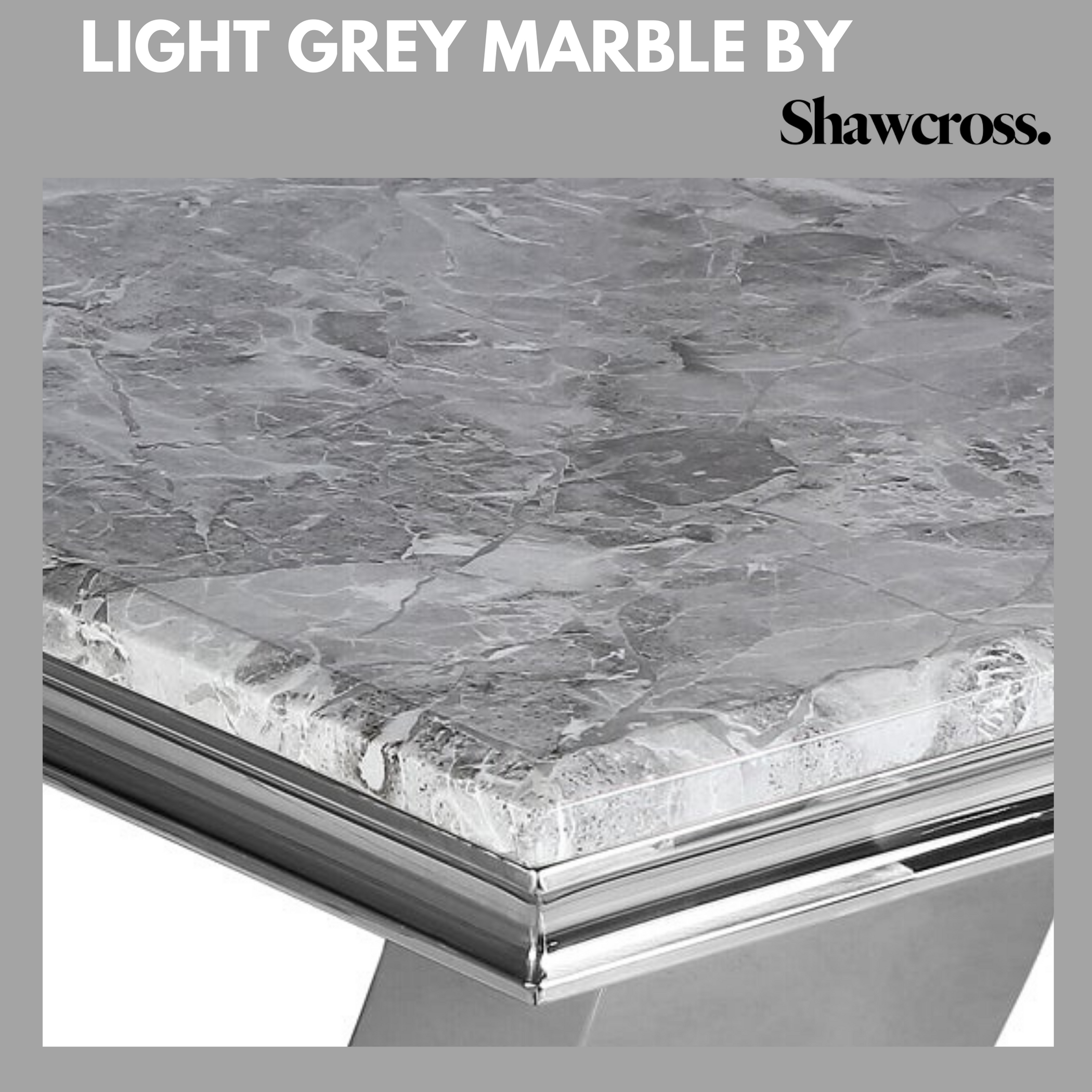 Ariana grey marble coffee table 120cm